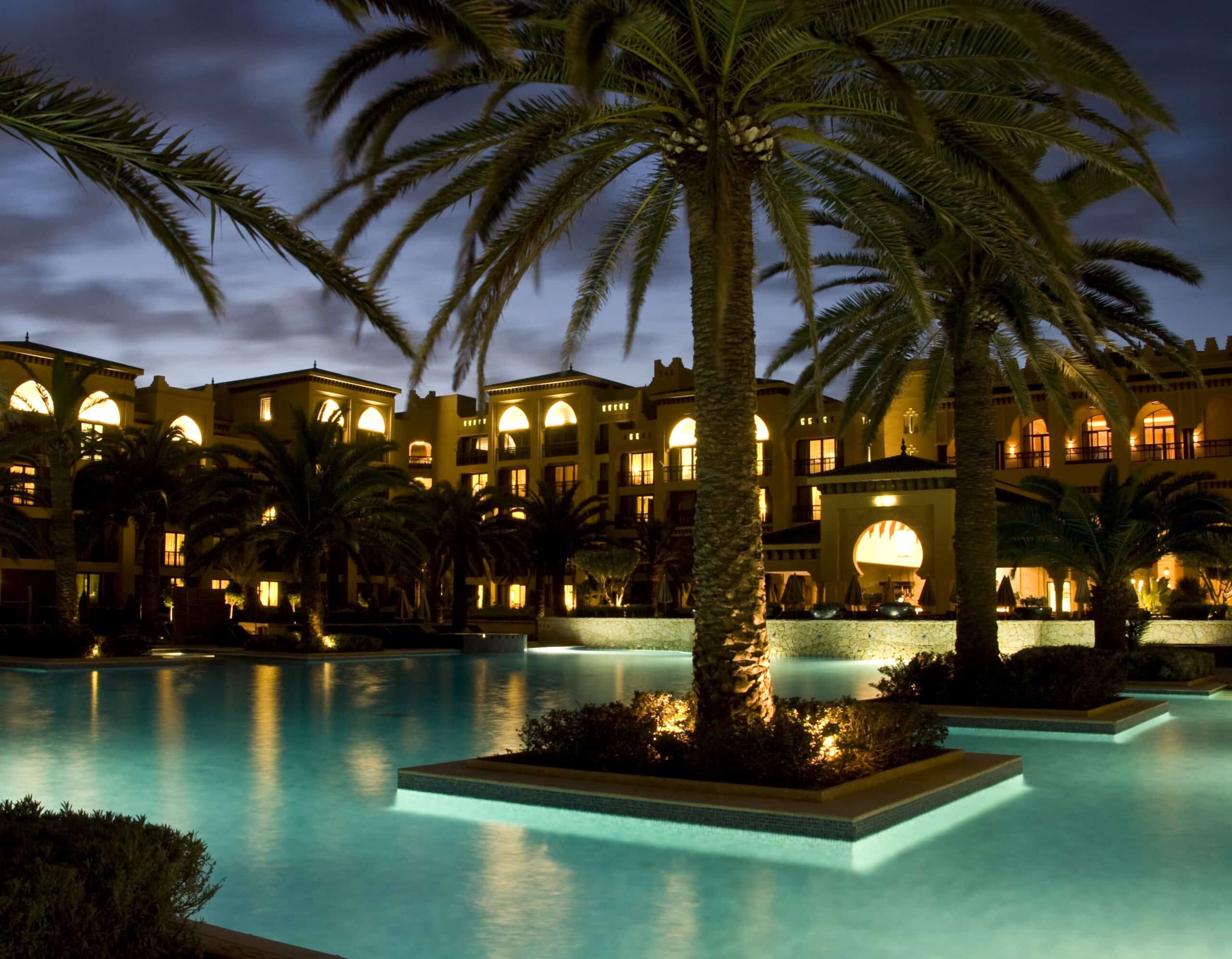 Mazagan pool night – FLUX MAGAZINE